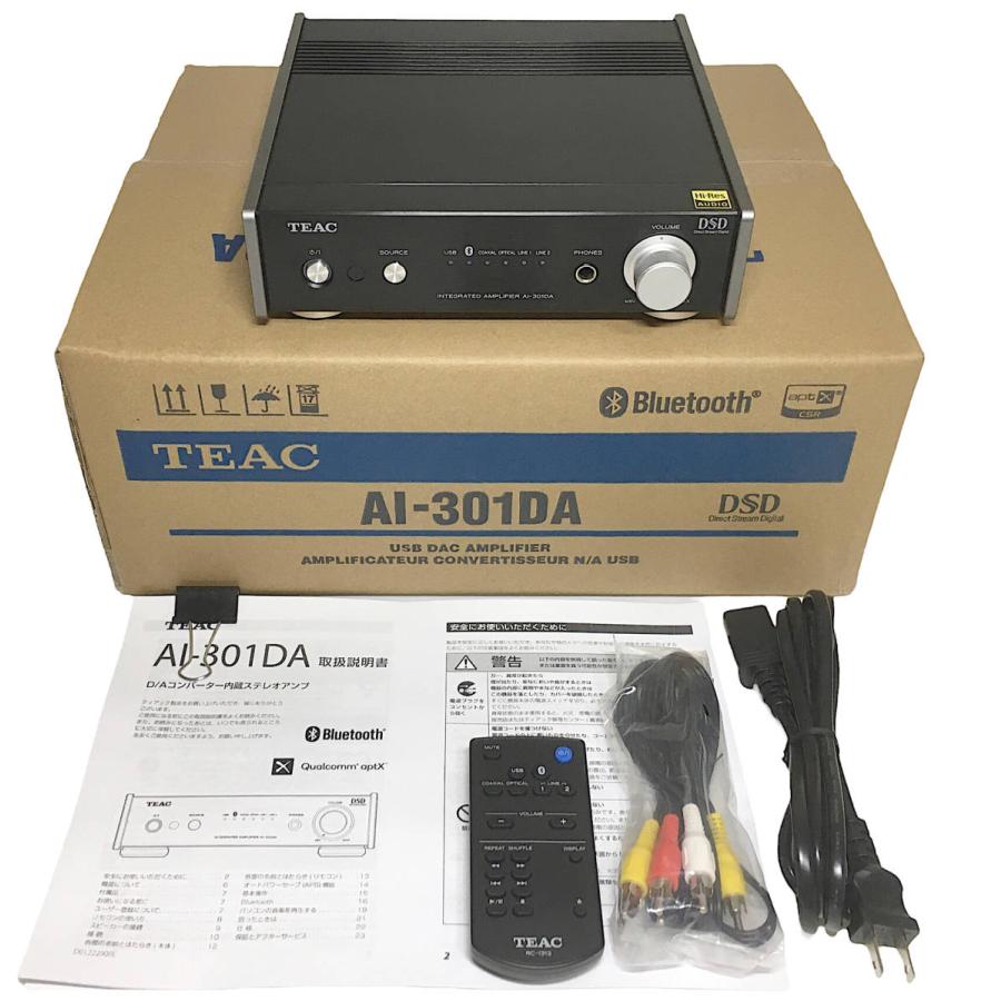 TEAC Reference 301 AI-301DA-B プリメインアンプ Bluetooth/USB/DAC搭載 ハイレゾ音源対応 ブラック : tc002-0000 : 天野屋 - 通販 ...