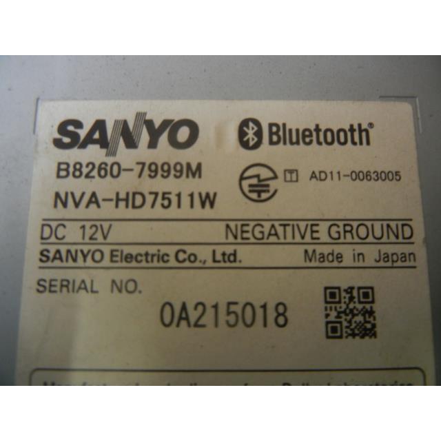 キューブ DBA-Z12 カーナビゲーション HS511D-W B8260-7999M シリアルNO,0A215018 210425 : 有限会社尼岡産業ヤフーショップ - 通販 ...