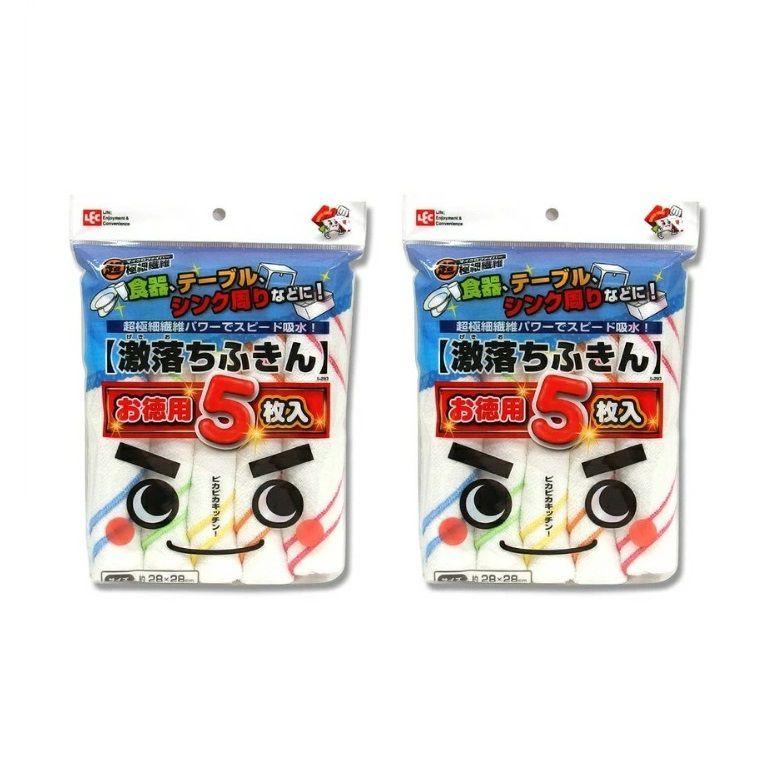 LEC 激落ちふきん お徳用 5枚入 LEC レック 【×2個セット】 : Aマートeショップ - 通販 - Yahoo!ショッピング
