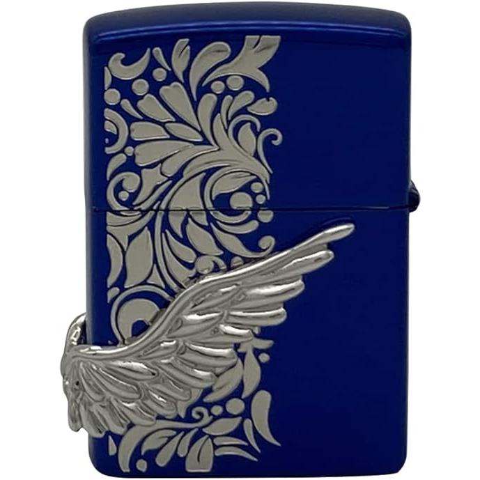 限定ZIPPO 2023 エンジェルウイング ブルー 翼 羽 青 銀 限定ジッポ 人気 ジッポー プレゼント ライター かっこいい zippo PAW 防災グッズ アウトドア :PAW ...