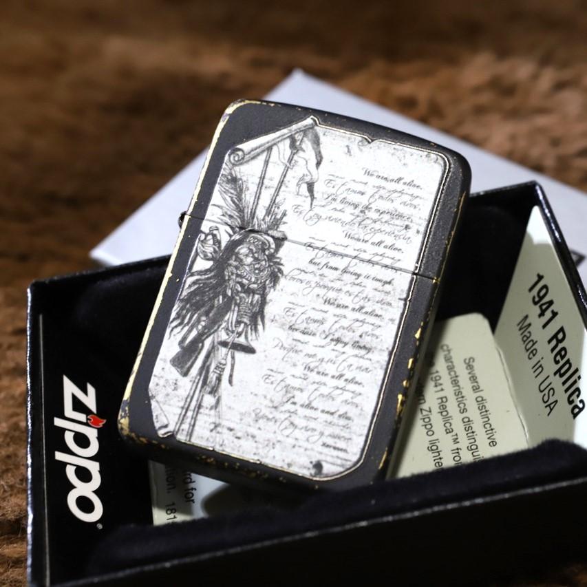 ZIPPO ゼロセン レター 1941 レプリカ ジッポー マットブラック ZIPPO ゼロセン レター 1941 レプリカ ジッポー マットブラック