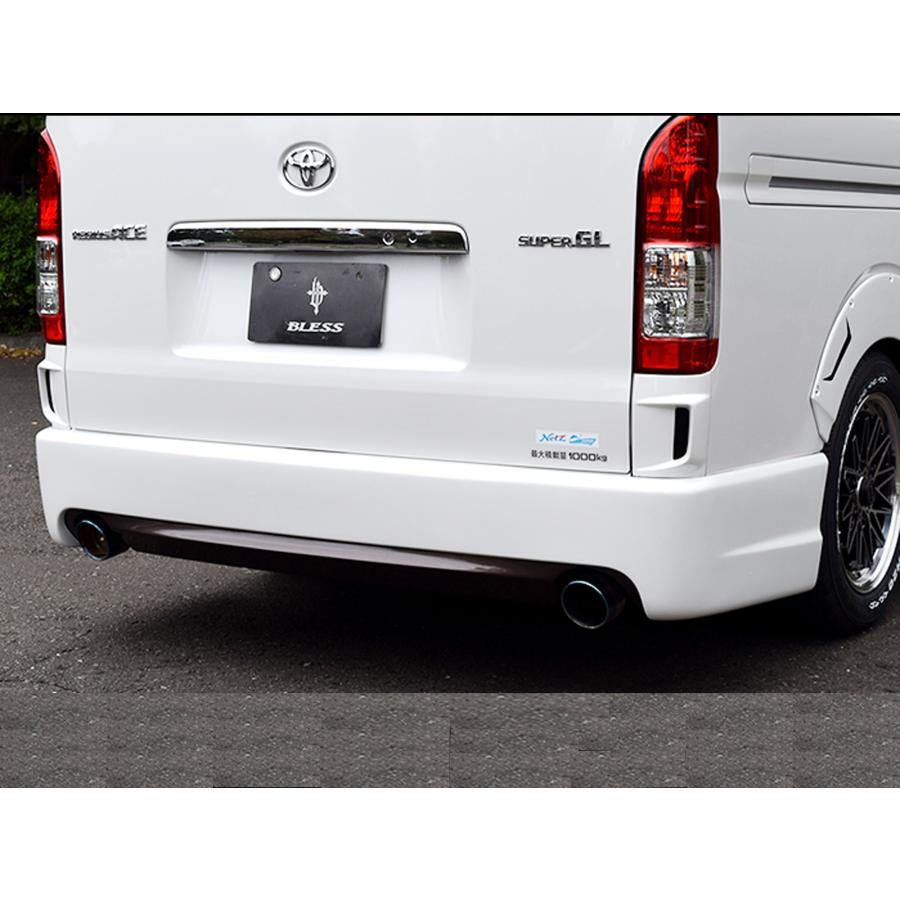 ハイエース 200系 リアバンパー スポイラー ver7 未塗装 FRP BLESS CREATION : アメージング株式会社 - 通販 - Yahoo!ショッピング