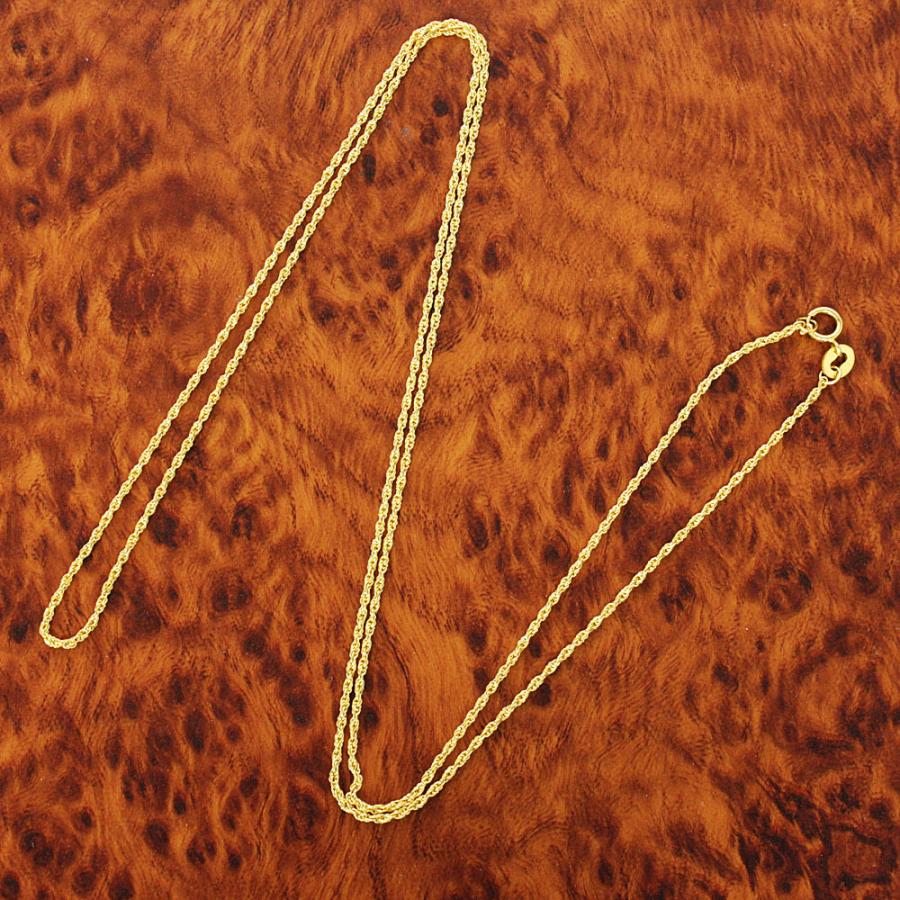 1.2mm 50cm K18 yg ロープチェーン ネックレス 18金 イエローゴールド : Four Seasons Jewellery - 通販 - Yahoo!ショッピング