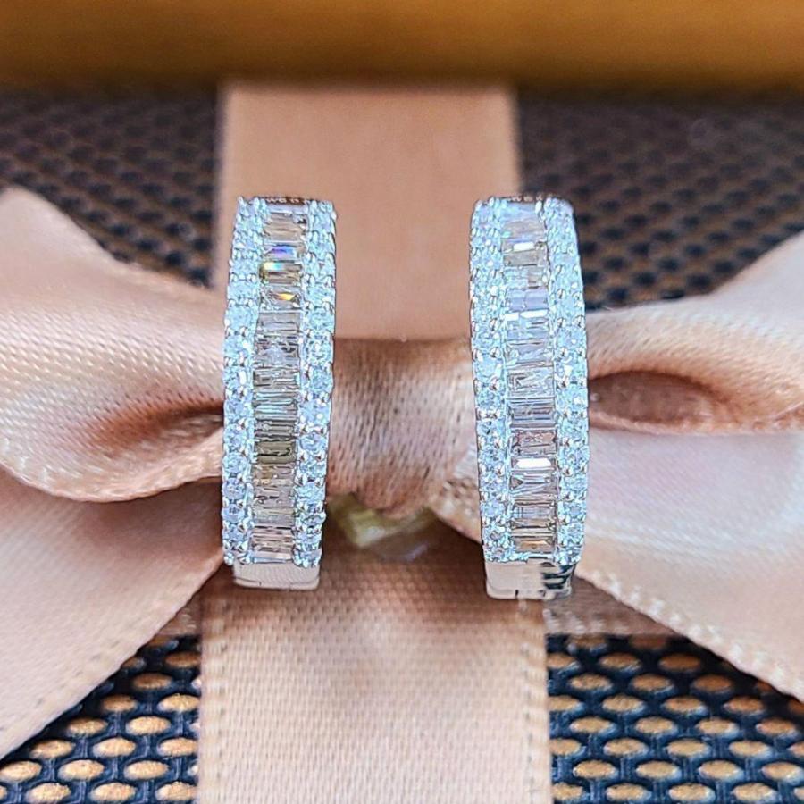 2way 計 0.5ct ダイヤモンド K18 wg フープ ピアス 鑑別書付 18金 ホワイトゴールド 4月誕生石 : Four Seasons Jewellery - 通販 - Yahoo ...