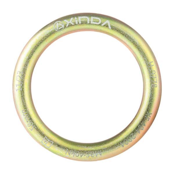 ラペルリング 40kN ラペル接続リング 多機能クライミング Oリング ロープコネクタ スラックライン ハンモック 登山用 ...