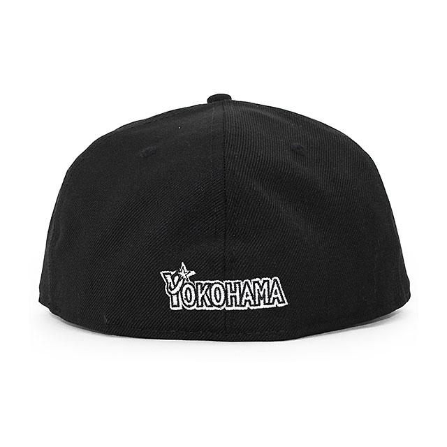 59FIFTY ニューエラ キャップ 横浜DeNA ベイスターズ NPB FITTED CAP BLACK-WHITE NEW ERA ...