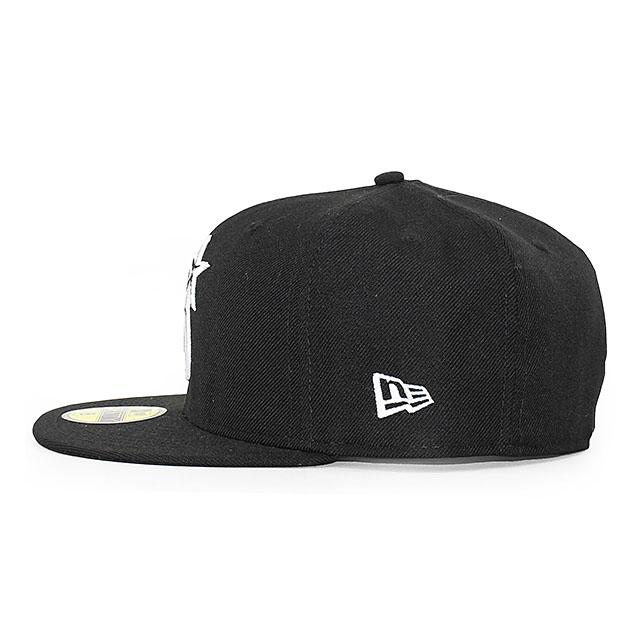 59FIFTY ニューエラ キャップ 横浜DeNA ベイスターズ NPB FITTED CAP BLACK-WHITE NEW ERA ...