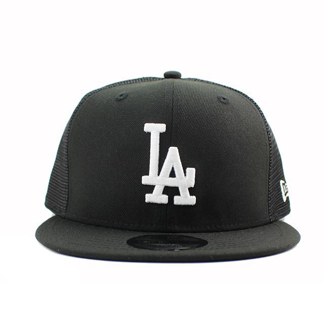 9FIFTY ニューエラ メッシュキャップ スナップバック ロサンゼルス ドジャース MLB TEAM BASIC MESH SNAPBACK CAP BLACK NEW ERA LOS ...