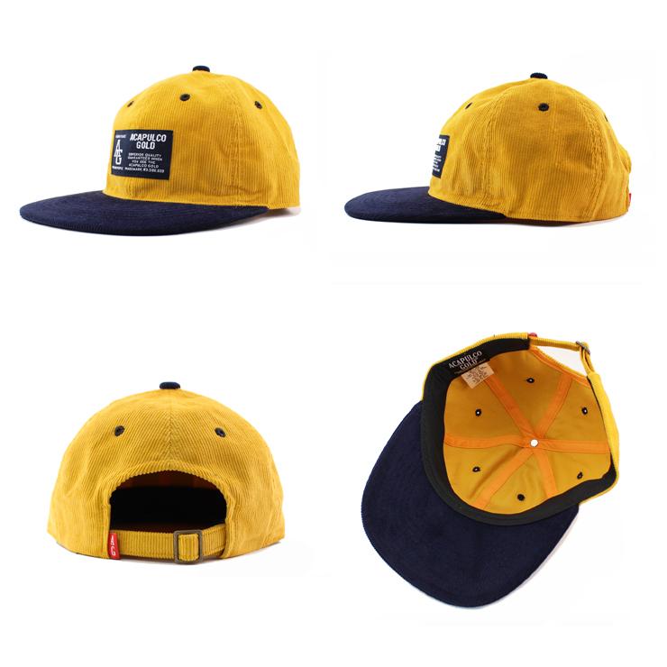ACAPULCO GOLD アカプルコ ゴールド ストラップバック キャップ ACAPULCO GOLD アカプルコ ゴールド ストラップバック キャップ