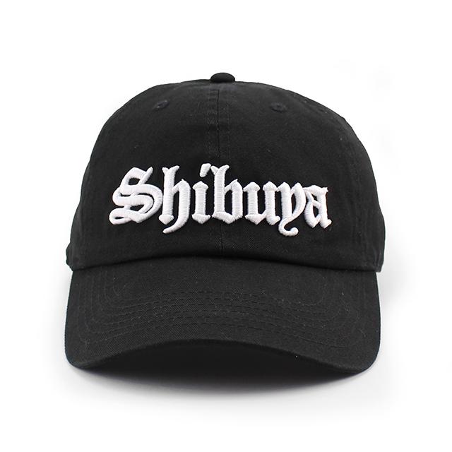 newhattan JAPAN CITY-SERIES SHIBUYA OLD ENGLISH LOW PROFILE CAP BLACK ...