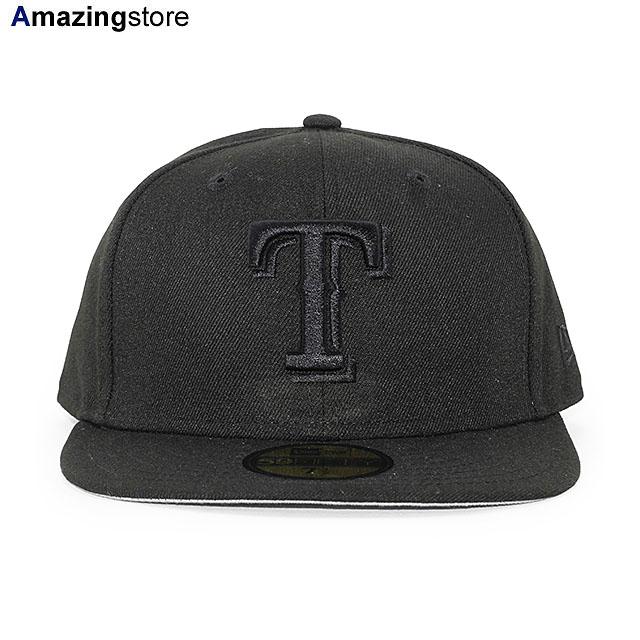 59FIFTY ニューエラ キャップ テキサス レンジャーズ MLB TEAM BASIC FITTED CAP BLACKOUT NEW ...