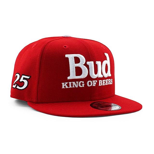 9FIFTY ニューエラ キャップ スナップバック ナスカー BUDWEISER SNAPBACK CAP RED NEW ERA ...