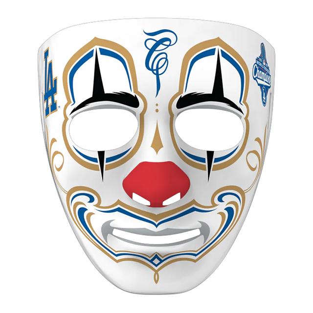 2025 ワールドシリーズチャンピオン ロサンゼルス ドジャース 海外取寄 マスク MISTER CARTOON CROWN MASK ...