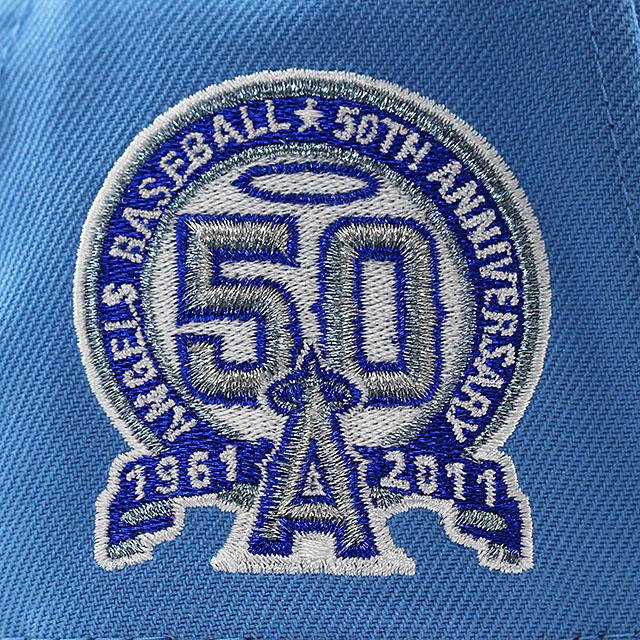 ニューエラ キャップ 9FORTY スナップバック ロサンゼルス エンゼルス MLB 50TH ANNIVERSARY GREY BOTTOM A-FRAME SNAPBACK CAP SKY ...