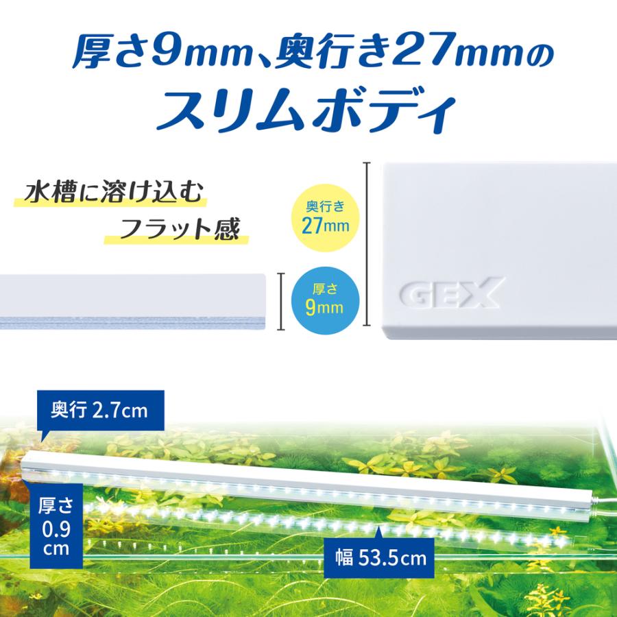 GEX クリアLED フラッティ 600WH : アマゾネスヤフー店 - 通販 - Yahoo!ショッピング