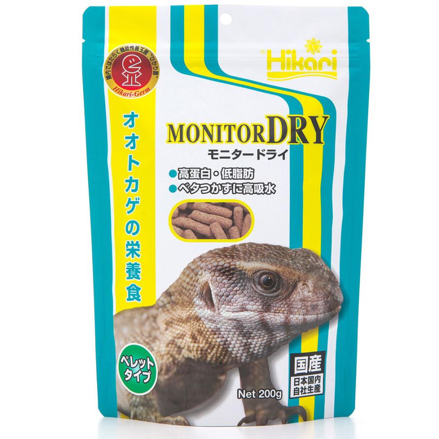 キョーリン モニタードライ 200g 昆虫ベースの肉食性爬虫類フード : アマゾネスヤフー店 - 通販 - Yahoo!ショッピング