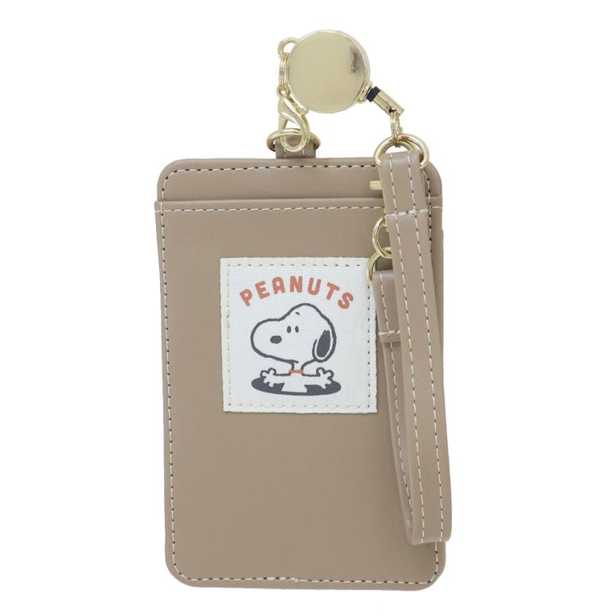 PEANUTS スヌーピー 定期入れ パスケース リール付きシングルICカードケース SNOOPY PEANUTS How are you キャラクター グッズ : キャラクターグッズと靴下の ...
