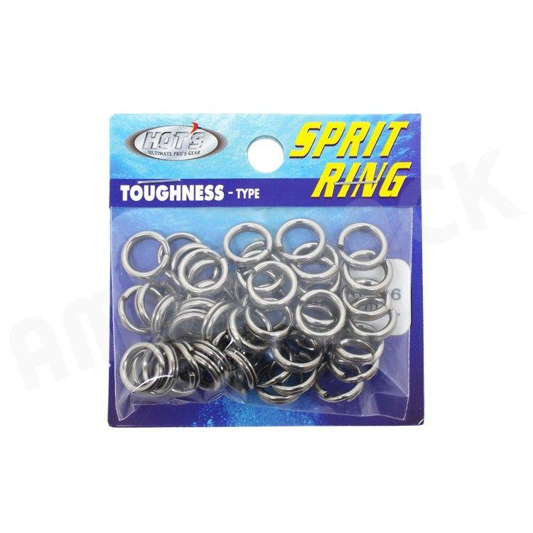 HOT`S : ホッツスプリッドリング タフネス 徳用パック#6 (170LB) 50コ入りSprit Ring Toughnessジギング スプリットリング : AMBERJACK - 通販 ...