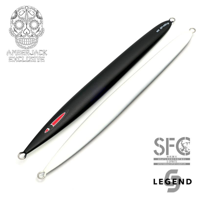 シーフロアコントロール Sレジェンド 130g AJ別注 ダイアンマットブラック裏SPグロー SEAFLOOR CONTROL S LEGEND : AMBERJACK - 通販 ...