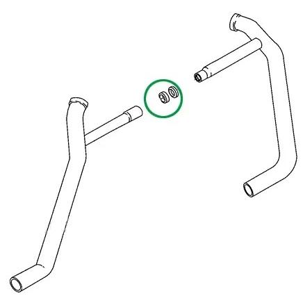 【65900056】 エキゾースト・インターコネクト・ガスケット :09347523:ハーレーパーツ店アンバーピース - 通販 - Yahoo ...