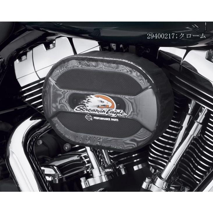 Harley Davidson スクリーミンイーグル ベンチレーターエリート エアクリーナーキット クローム 2016〜17年FXDLS、ソフ ...
