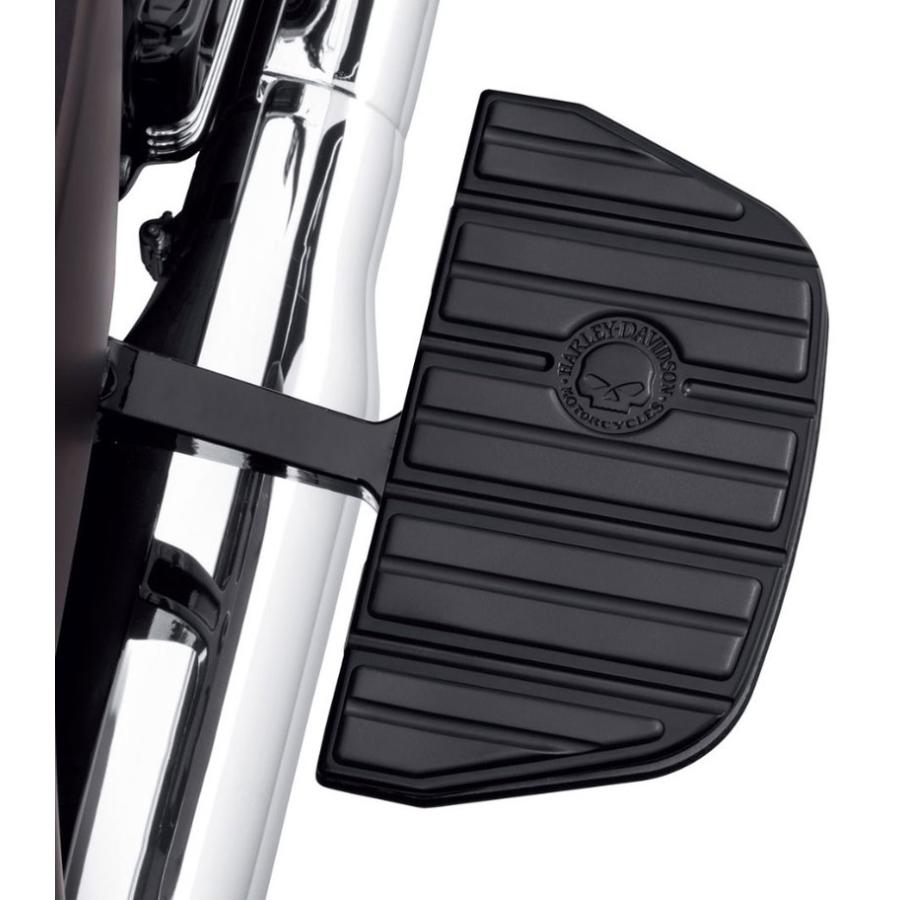 Harley Davidson スカル パッセンジャーフットボードインサートキット ブラック：トラディショナルスタイル : ハーレーパーツ店 ...