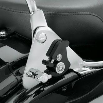 Harley Davidson プレミアム・デタッチャブル・バックレスト/ブラック 2009年以降ツーリング : ハーレーパーツ店アンバー ...