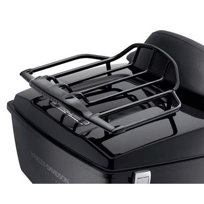 Harley Davidson エアウイング・ツアーパックラゲッジラック/グロスブラック : ハーレーパーツ店アンバーピース - 通販 ...