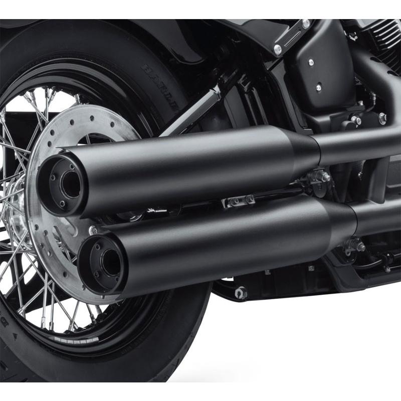 サテンブラック マフラーシールド ロング 2018年以降FLFB/S、FLSL、FXBB/S、FXBR/S、FXLR/S/ST、FXST ...