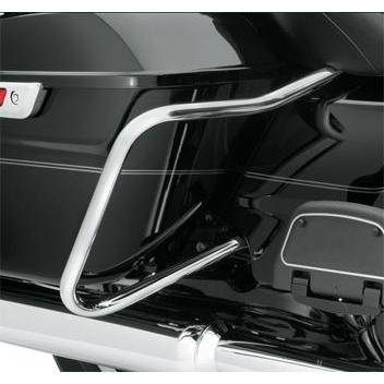 Harley Davidson クローム・リアサドルバッグガードキット：2014年以降FLHRSE、FLHRXS、FLHT、FLHX ...