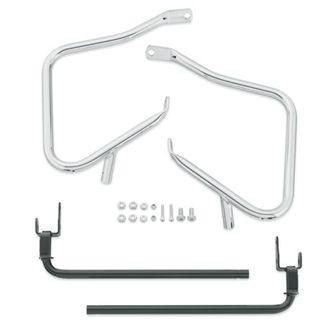 Harley Davidson クローム・リアサドルバッグガードキット：2014年以降FLHRSE、FLHRXS、FLHT、FLHX ...