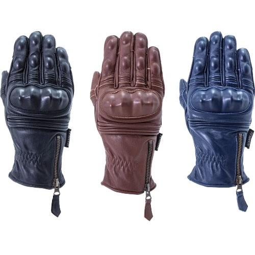 SDG-7031 ライディングレザーグローブ：M、L、LL/ブラック ブラウン ネイビー/牛革 : csdg-7031 : ハーレーパーツ店アンバーピース - 通販 - Yahoo!ショッピング