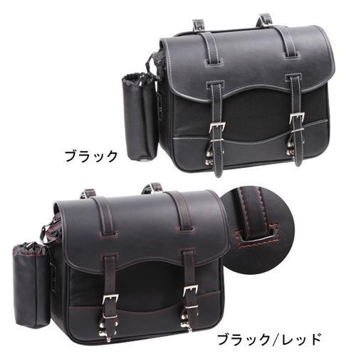 【NB-1-BKRD】 DEGNER ナイロンサドルバッグ NB-1：ブラック/レッド :nb-1-bkrd:ハーレーパーツ店アンバーピース - 通販 - Yahoo!ショッピング