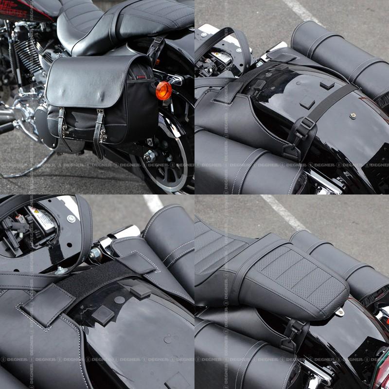 Harley Davidson DEGNER ナイロンダブルサドルバッグ NB-4B : ハーレーパーツ店アンバーピース - 通販 - Yahoo!ショッピング