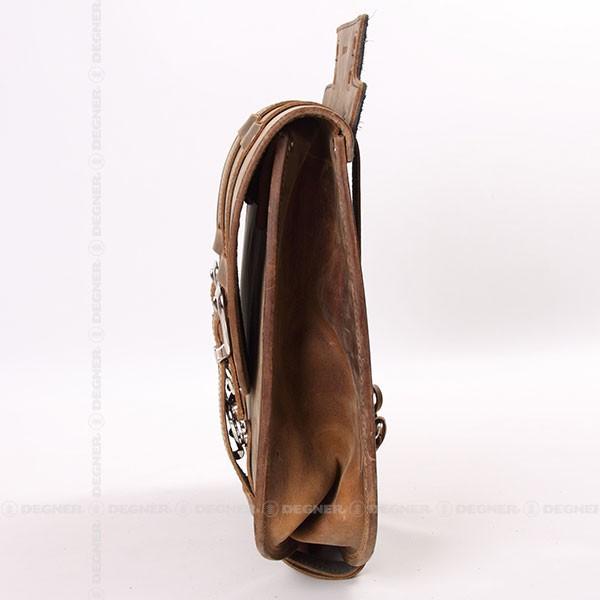 Harley Davidson DEGNER レザーサドルバッグ SB-64IN ブラウン : ハーレーパーツ店アンバーピース - 通販 - Yahoo!ショッピング