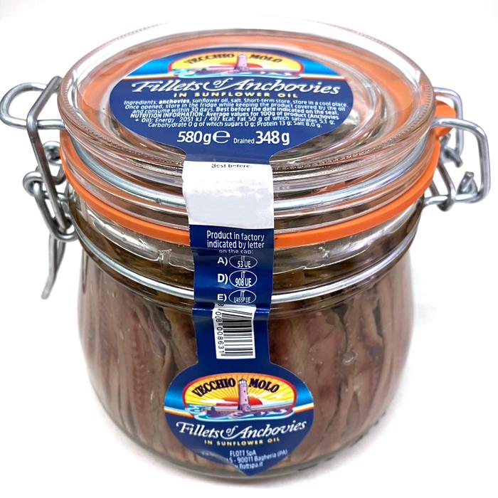 ヴェッキオモロ アンチョビ・フィレ 580g : アンブロシア - 通販 - Yahoo!ショッピング