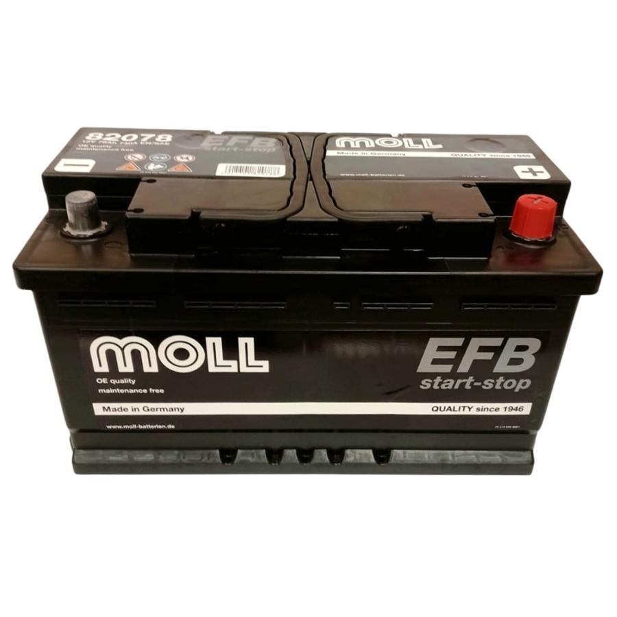 82078 モル バッテリー MOLL EFB start-stop 820-78 LB4 LBN4 自動車 欧州車 アイドリングストップ車対応 : バッテリーウェブコムYahoo!店 ...