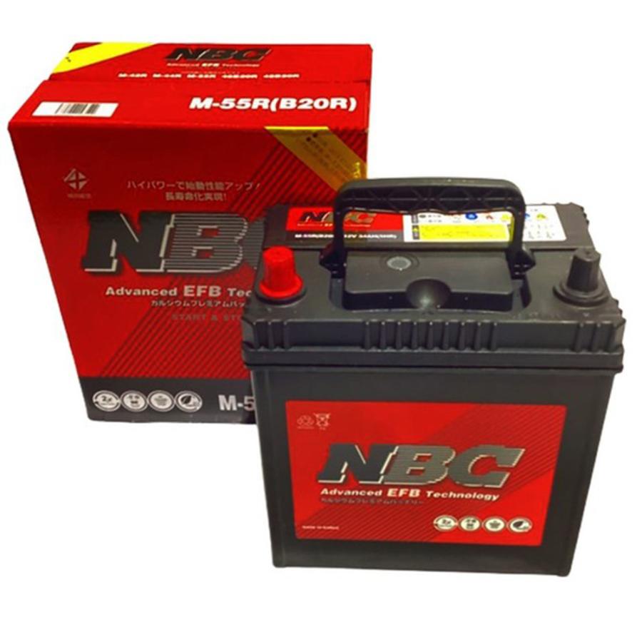M-55R B20R 国産車 用 バッテリー アイドリングストップ車対応 NBC CALCIUM PREMIUM BATTERY 爆買 ...