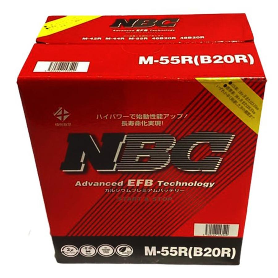 M-55R (B20R) 国産車 用 バッテリー アイドリングストップ車対応 NBC CALCIUM PREMIUM BATTERY : バッテリーウェブコムYahoo!店 - 通販 ...