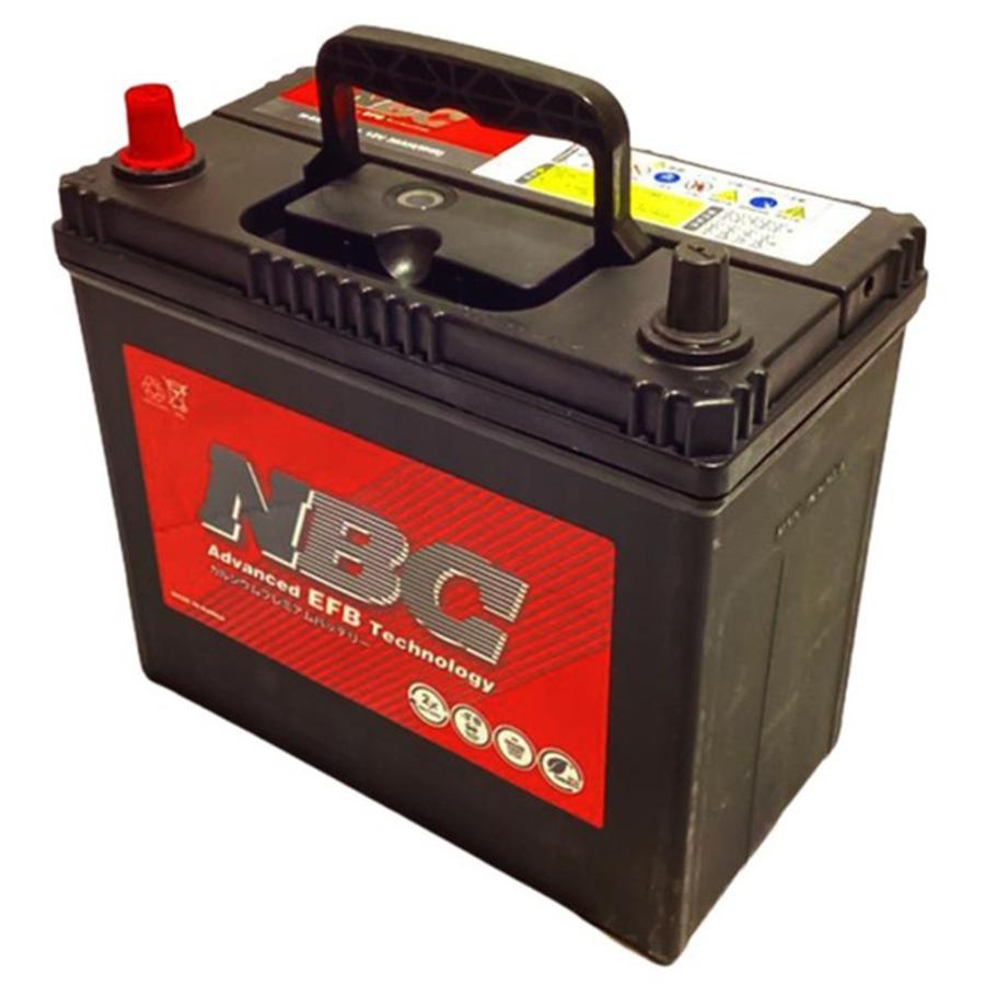 N-65R (B24R) 国産車 用 バッテリー アイドリングストップ車対応 NBC CALCIUM PREMIUM BATTERY ...