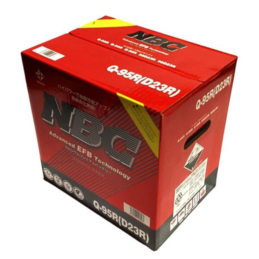 Q-95R D23R 国産車 用 バッテリー アイドリングストップ車対応 NBC CALCIUM PREMIUM BATTERY 爆買 ...