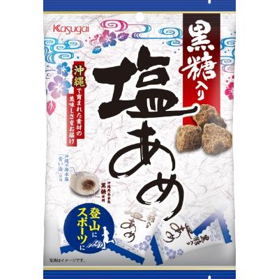 黒糖入り塩あめ 79g×6袋 春日井製菓 塩飴 : 4901326037038-6 : あめちゃん 飴の専門卸店 - 通販 - Yahoo!ショッピング