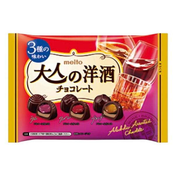 名糖産業 大人の洋酒チョコレート 96g×6袋 : あめちゃん 飴の専門卸店 - 通販 - Yahoo!ショッピング