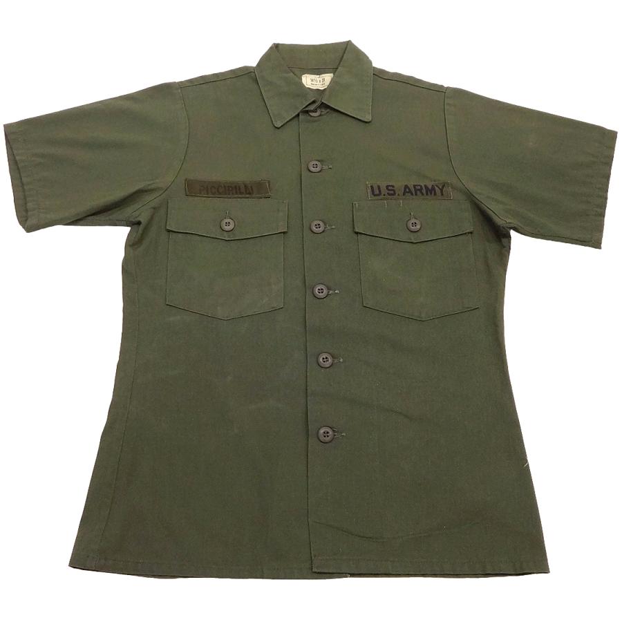 US ARMY OG-507 半袖ユーティリティシャツ(USED) P8 : アメリカのカジュアルウェアー - 通販 - Yahoo!ショッピング