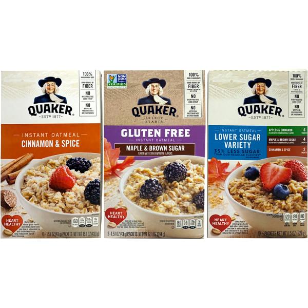 Quaker クエーカー インスタント オートミール 3種類セット(E) : あめりか堂 Yahoo!店 - 通販 - Yahoo!ショッピング