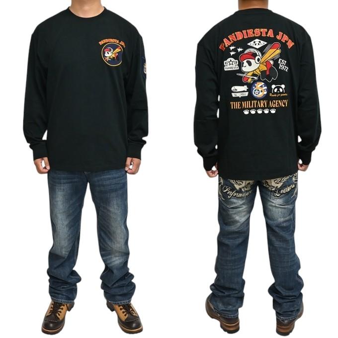 PANDIESTA（パンディエスタ） ジャパン 595853 モスキートパンダ 長袖Tシャツ ロンT 熊猫 PANDIESTA JAPAN ...