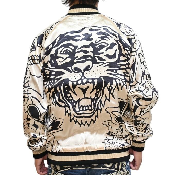 Ed Hardy エドハーディー EDH-2413 リバーシブル スカジャン ジャケット アウター メンズ : アメリカンバース Yahoo!店 - 通販 - Yahoo!ショッピング