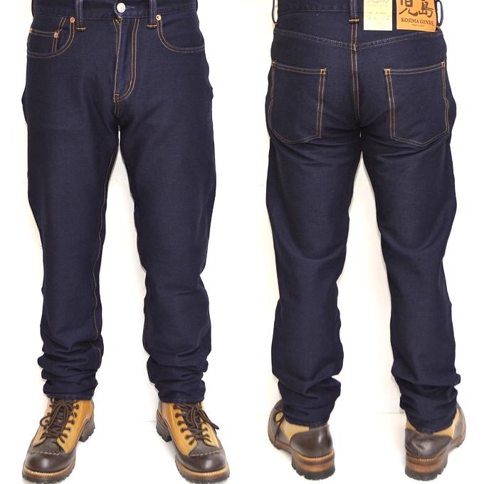 児島ジーンズ KOJIMA GENES RNB-1347 ハイスペック スリムパンツ ユーズドウェル インディゴ色 ジーンズ アメカジ ミリタリー バイカー メンズ ボトムス : アメリカン ...