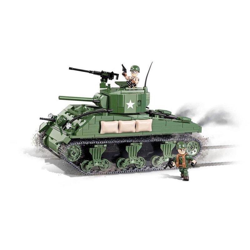 コビー COBI Small Army WWSherman M4A1 Tank Building Kit 2464 American ...
