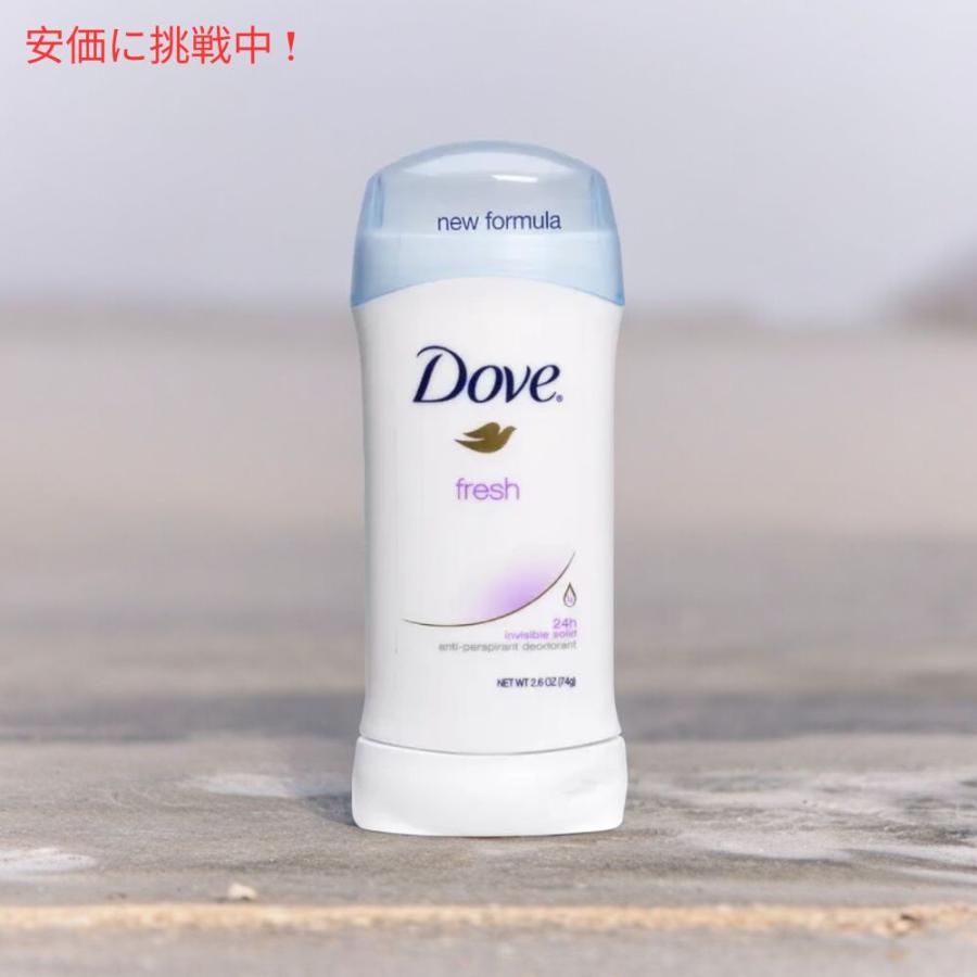 【3個セット】Dove ダヴ デオドラント 74g デオドラントスティック [フレッシュ/FRESH] Anti-Perspirant Deodorant 2.6oz : American ...